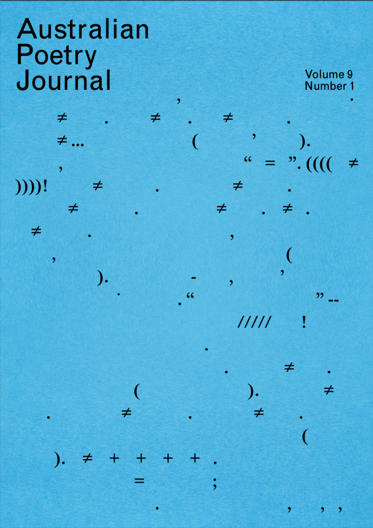 POEMS – Jaya Savige