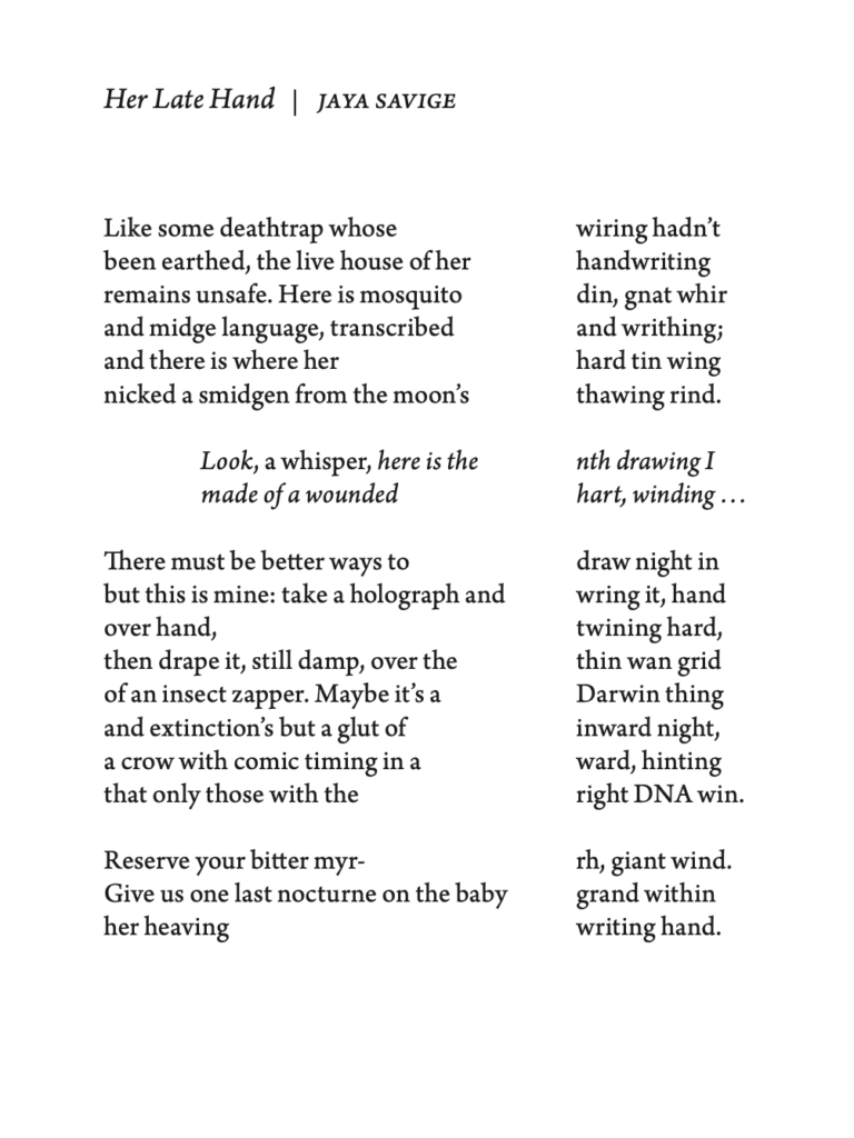 POEMS – Jaya Savige